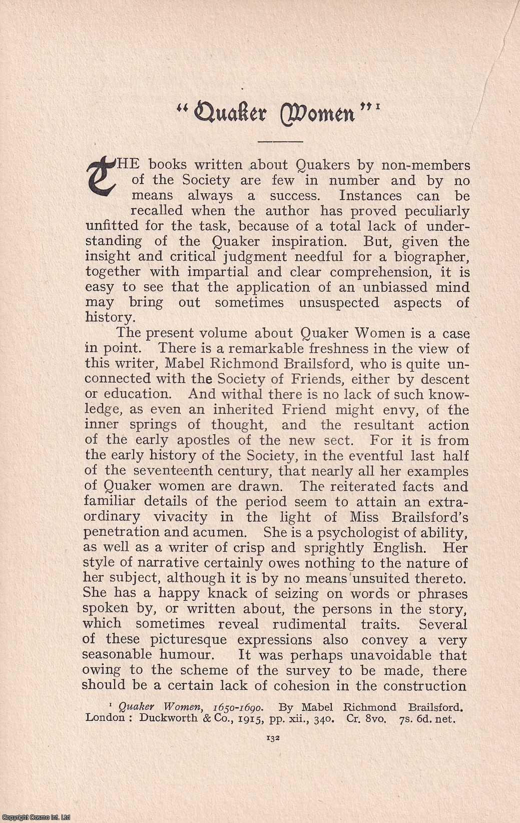 Quakers: A collection of 500 pages of short articles, notes, and ...