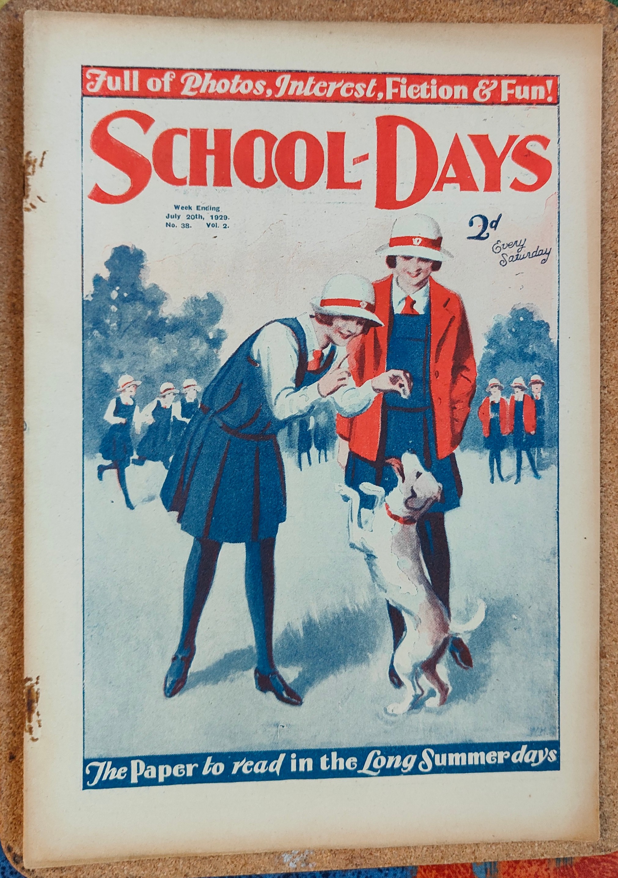 School-Days July 20th 1929 THE Summertime Paper for Every Schoolgirl ...