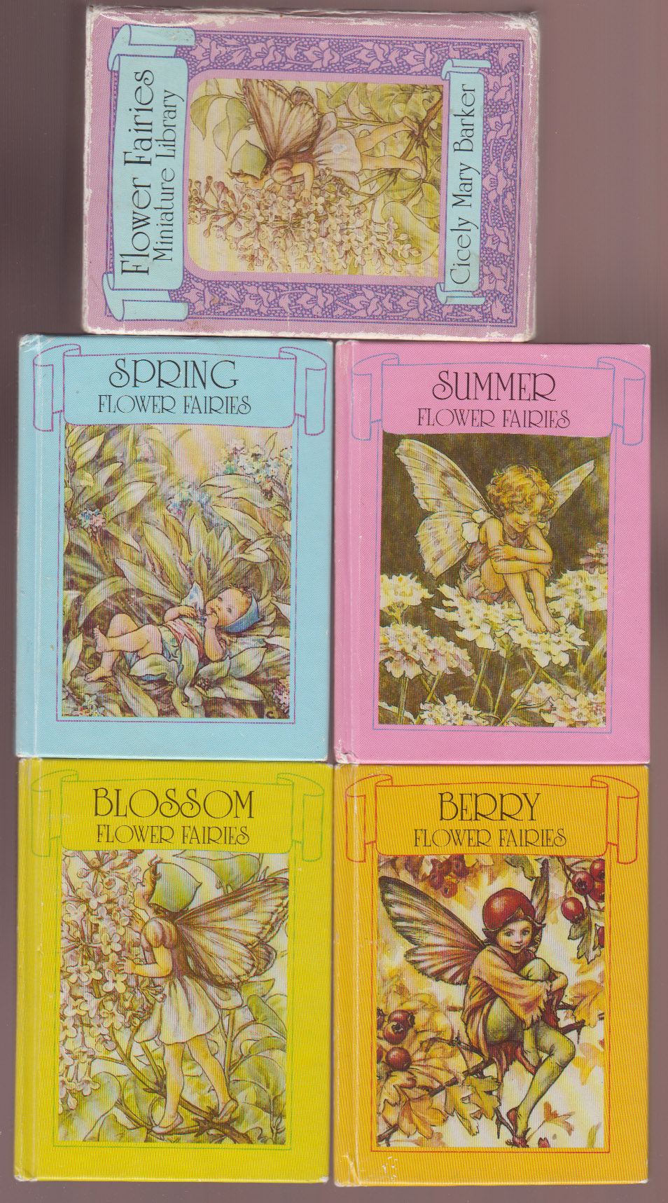 Flower Fairies Miniature Library by Barker, Cicely Mary: Fine Hardcover ...