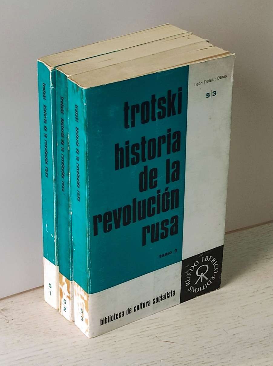 HISTORIA DE LA REVOLUCIÓN RUSA (3 tomos) by TROTSKI, León: Tapa blanda ...