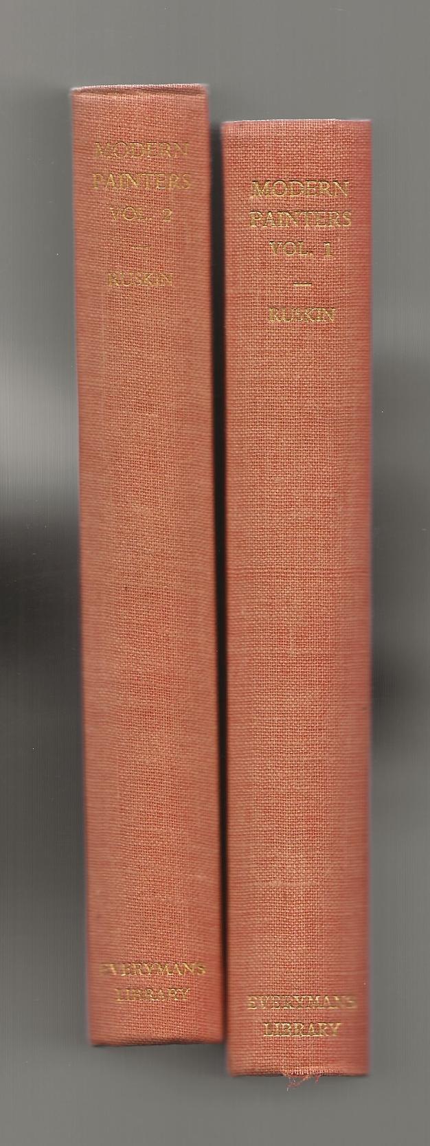 Modern Painters Volumes 1 and 2 by Ruskin, John: Editor Lionel Cust ...