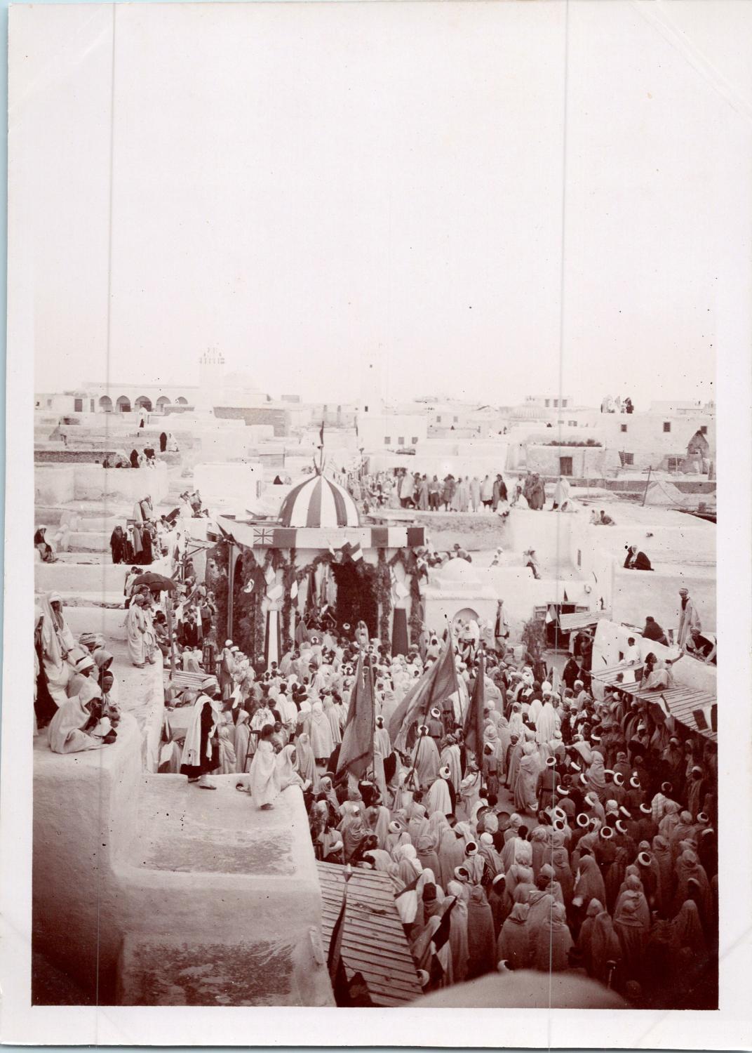 Tunisie, Kairouan, Visite de René Millet (diplomate et fonctionnaire de ...