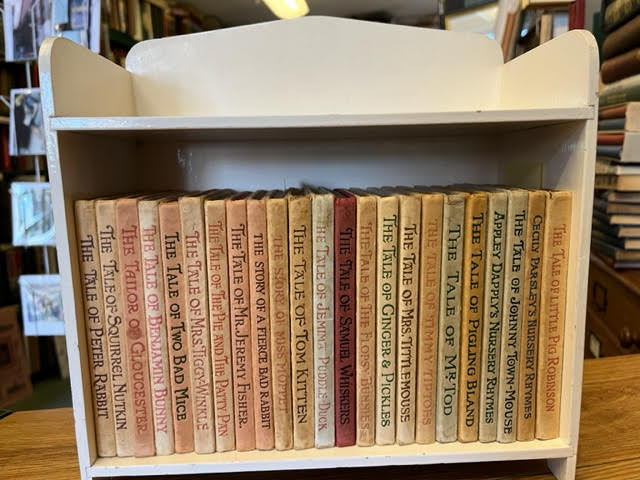 Peter Rabbit's Book Shelf. Complete set of 23 titles of Beatrix Potter ...