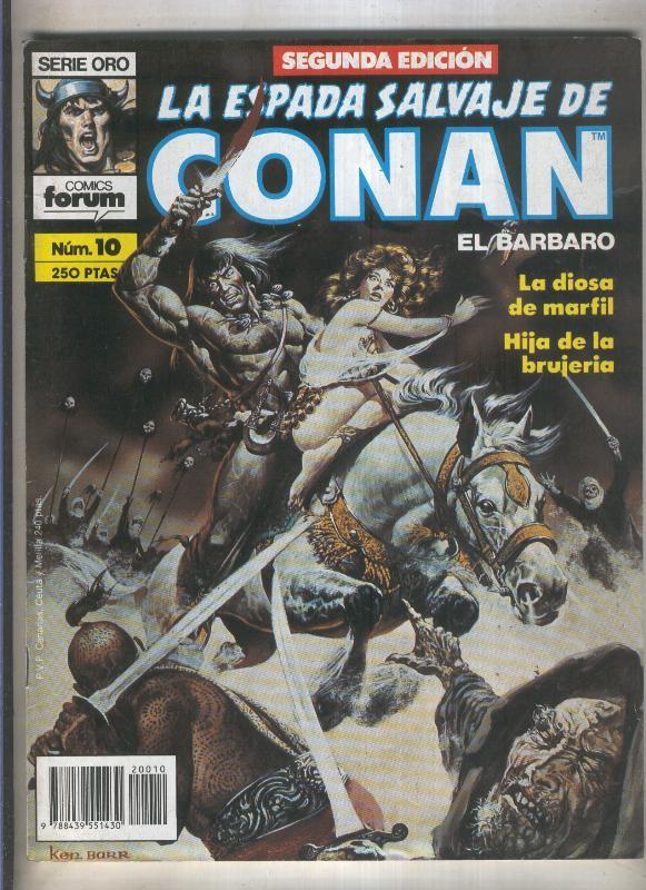 La Espada Salvaje de Conan volumen 1 segunda edicion numero 010 (numerado 1 en trasera) by ...