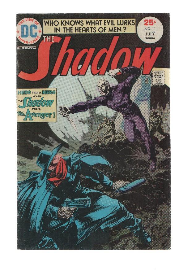 THE SHADOW, Volume 1, Numero 11: The Night of the Avenger! (DC 1975) by Denny O´Neil: (1975 ...