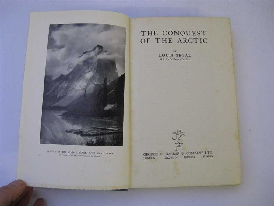 THE CONQUEST OF THE ARCTIC. by Segal, Louis: Good Cloth (1939) First ...