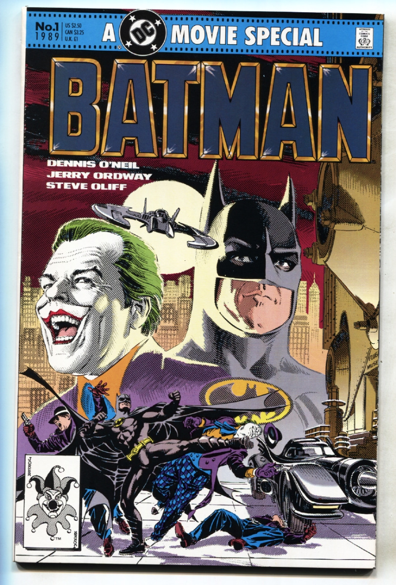 Batman: Official Motion Picture Adaptation--1989--Joker origin --NM ...
