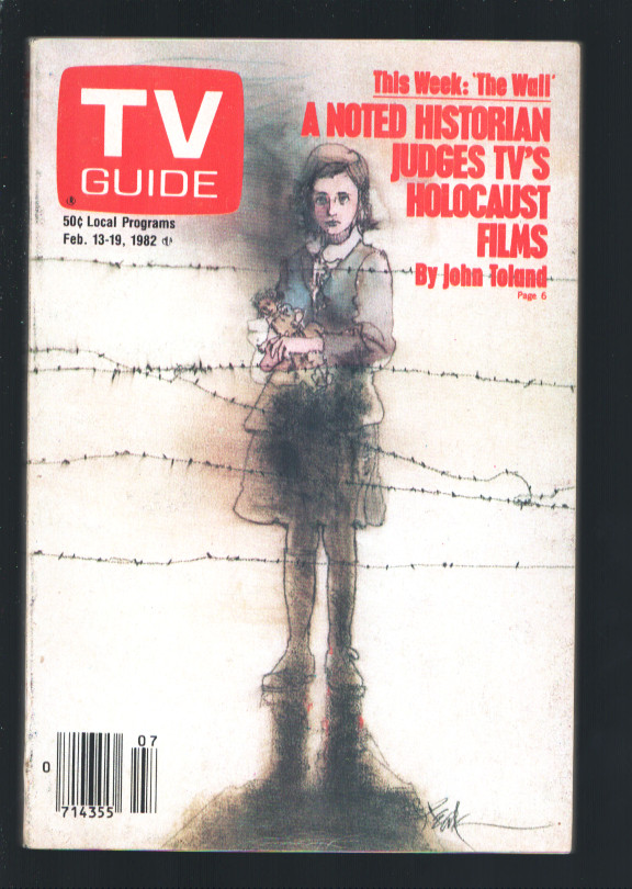 TV Guide 2/13/1982-Bob Peak Holocaust cover art-Western NY State ...