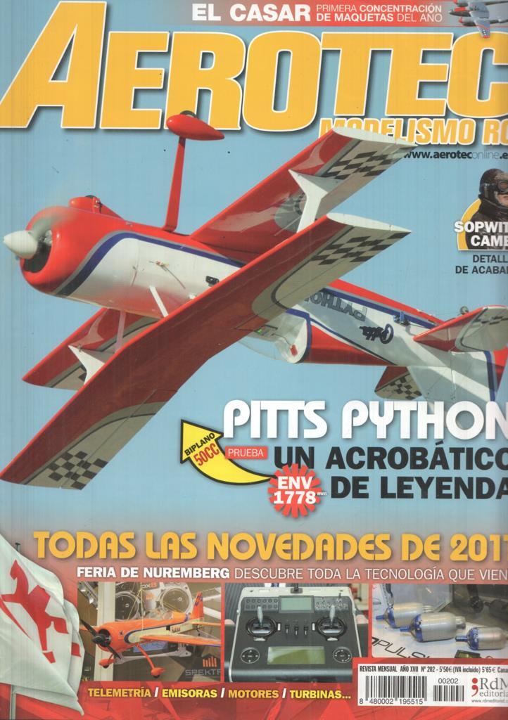 Revista Aerotec modelismo RC numero 202: Pruebas maquetas Sopwith Camel ...