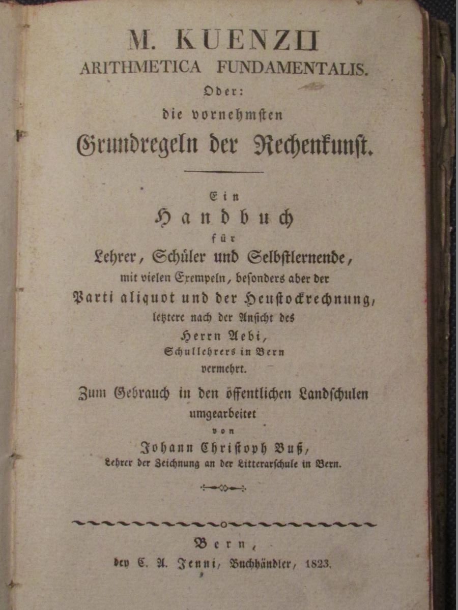Arithmetica fundamentalis. Oder: die vornehmsten Grundregeln der ...