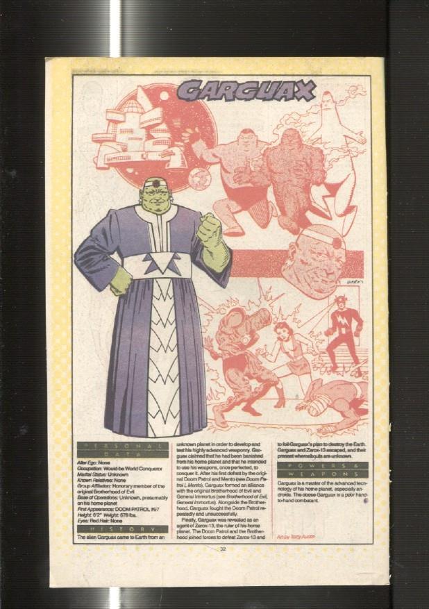 Ficha personaje DC Comics numero 065: The Gang y Garguax by VARIOS ...