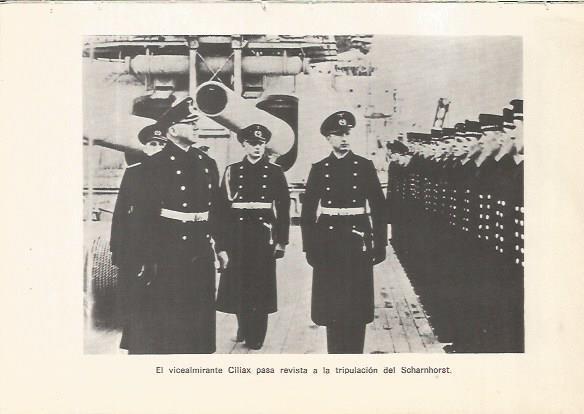 LAMINA 25324: El vicealmirante Ciliax con la tripulacion del ...
