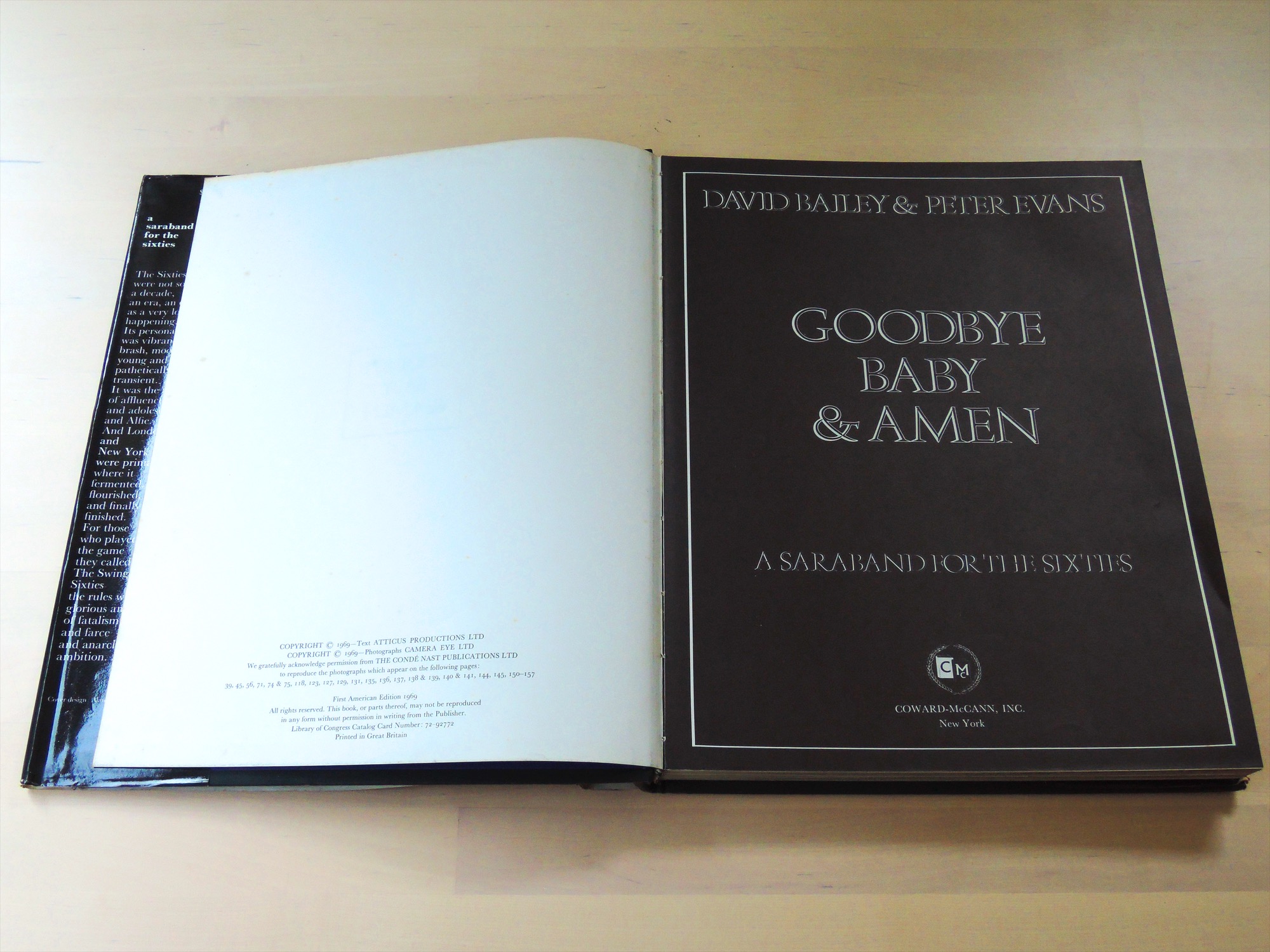 Goodbye Baby and Amen / A Saraband for the Sixties by David Bailey ...