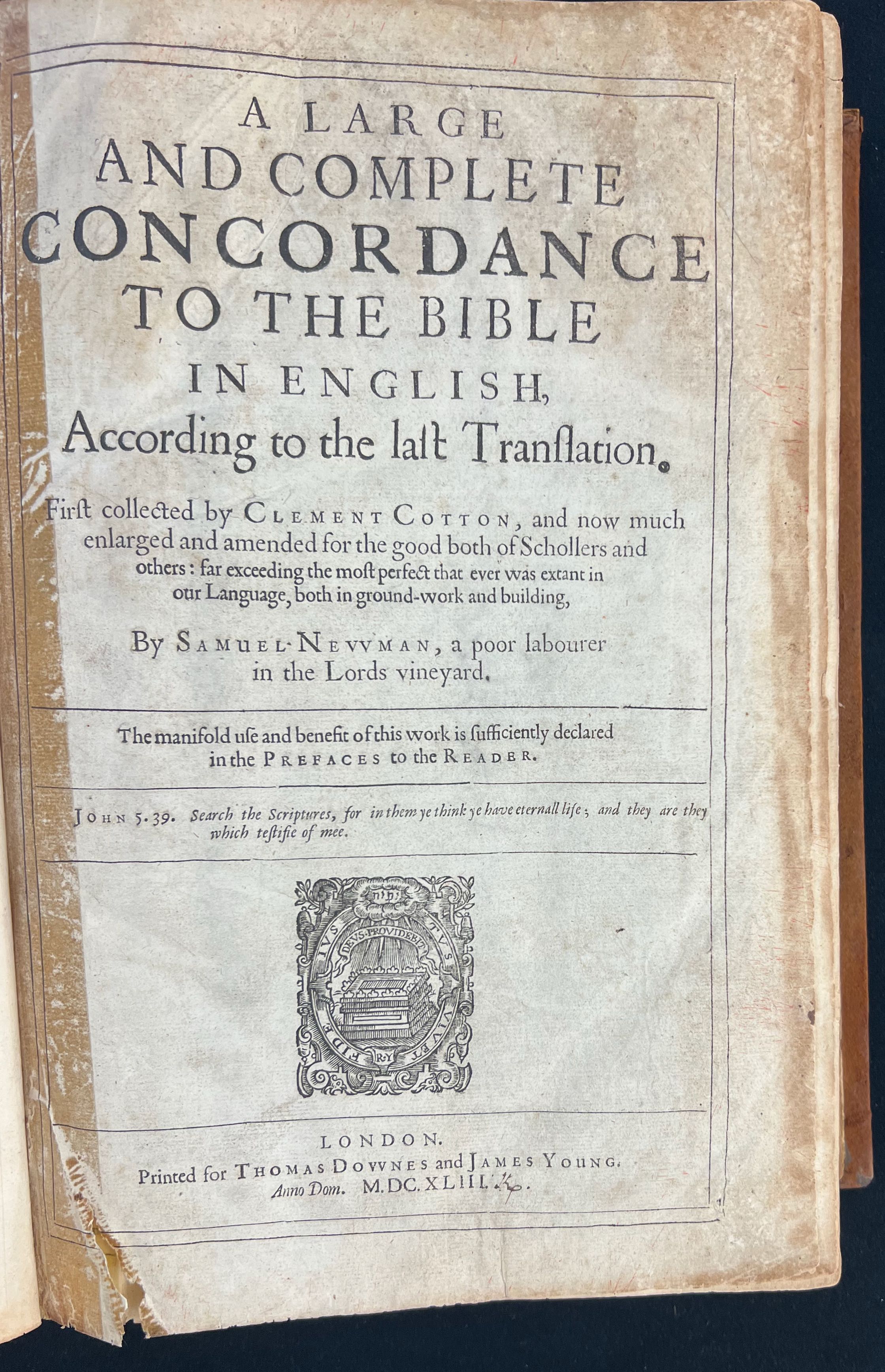 A Large and Complete Concordance to the Bible in English, According to ... A Large and Complete Concordance to the Bible in English, According to ...