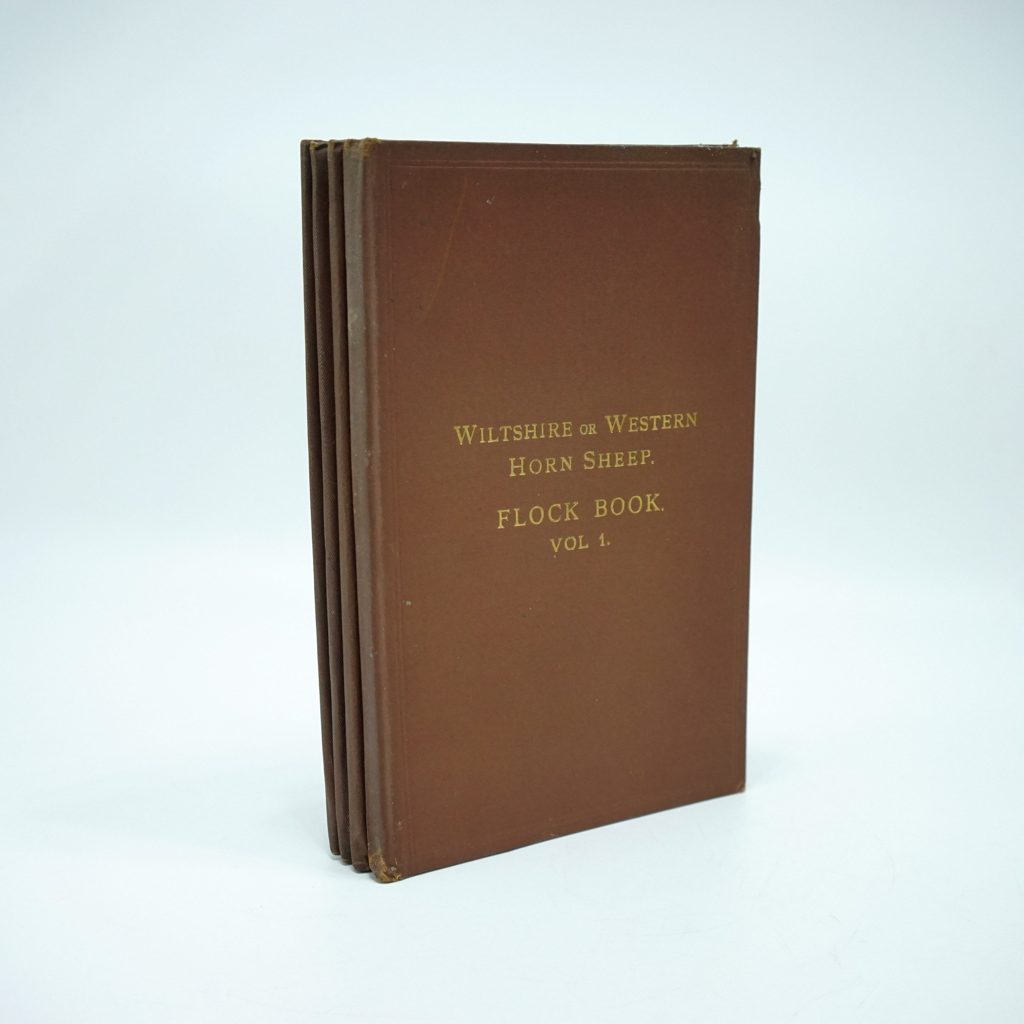 Wiltshire Or Western Horn Sheep Flock Books Vol I-IV by Anon: Good ...
