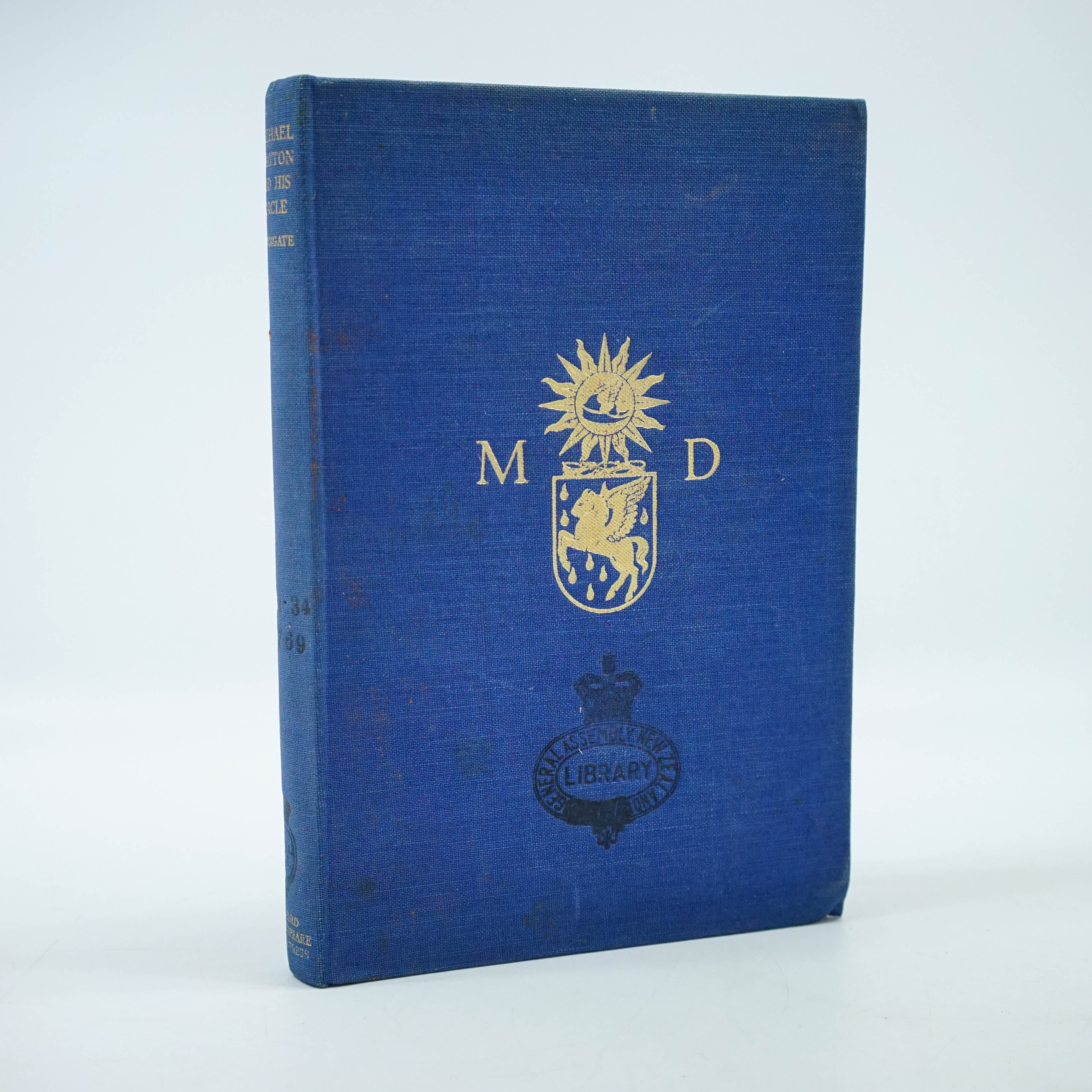 Michael Drayton and his Circle by NEWDIGATE, Bernard H.: Good Hardcover ...