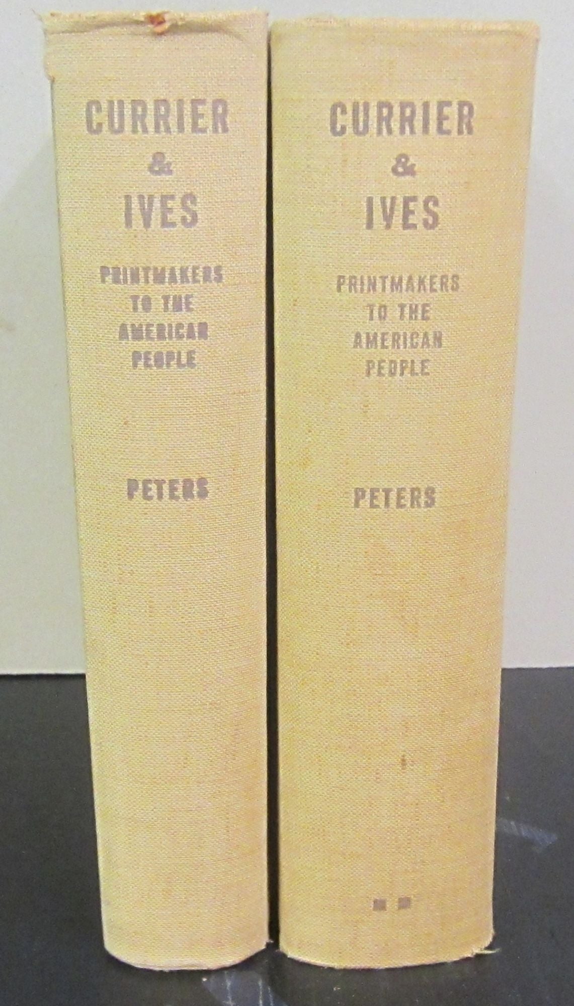 Currier & Ives Printmakers to the American People in two volumes by ...