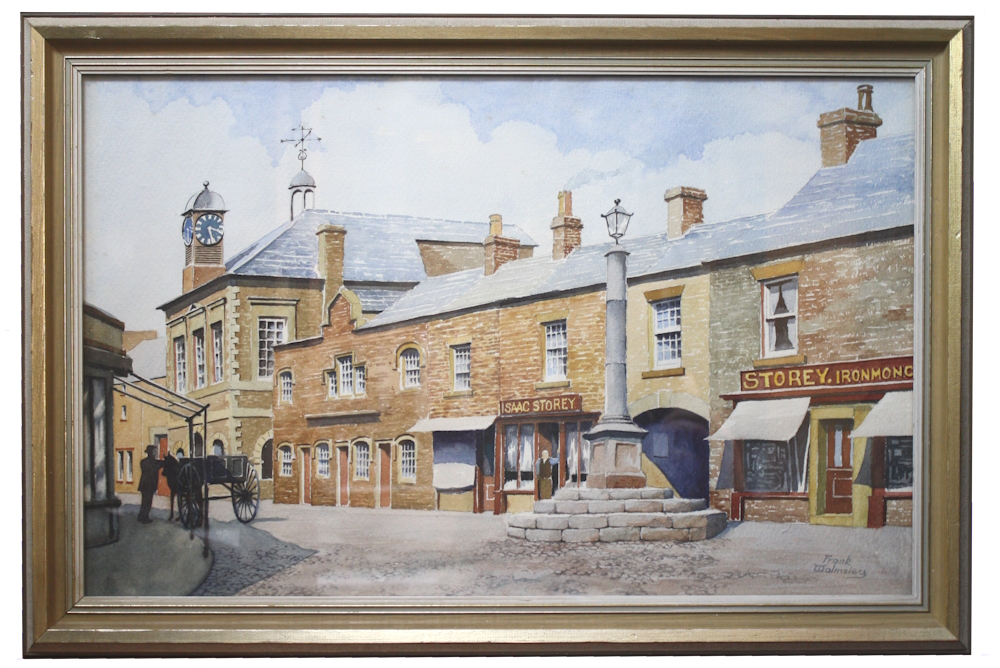 High Street, Garstang (Framed watercolour) by Frank Walmsley: (1920 ...