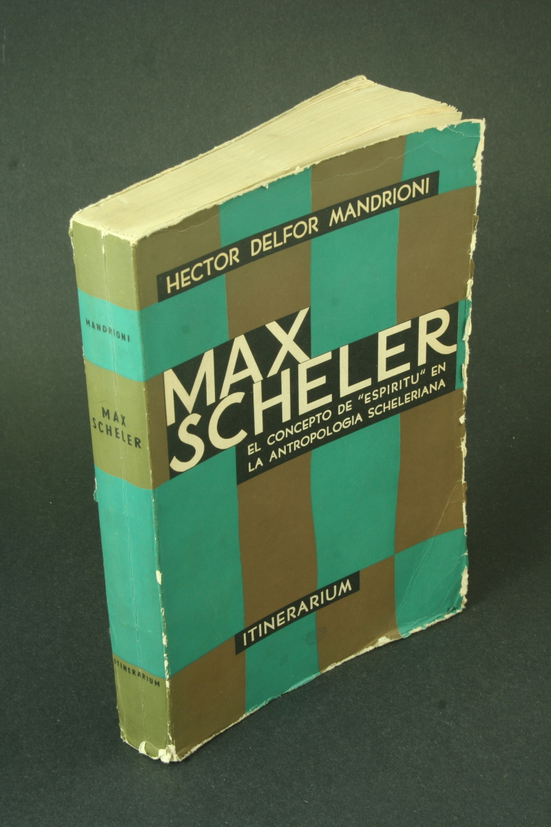 Max Scheler un estudio sobre el concepto de espiritu en el Formalismus ...