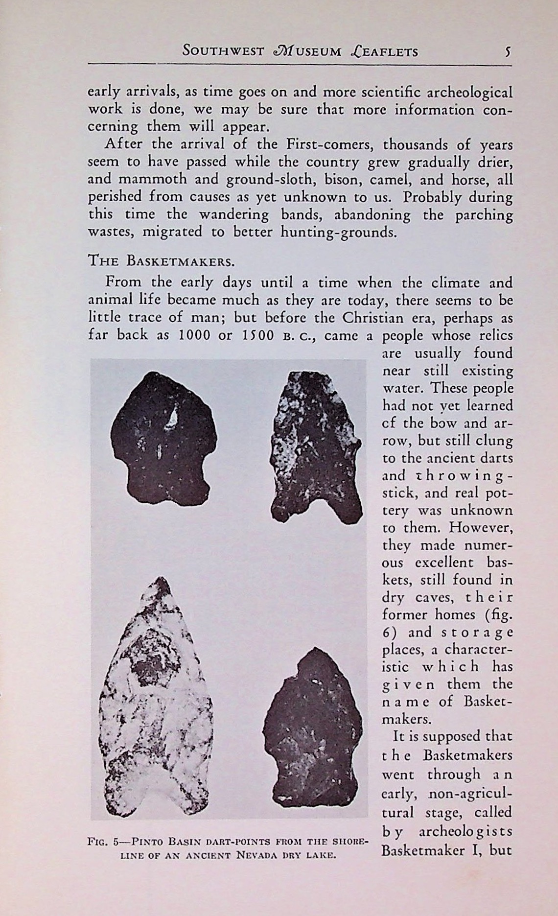 Ancient Tribes of the Boulder Dam country (Southwest Museum leaflets ...