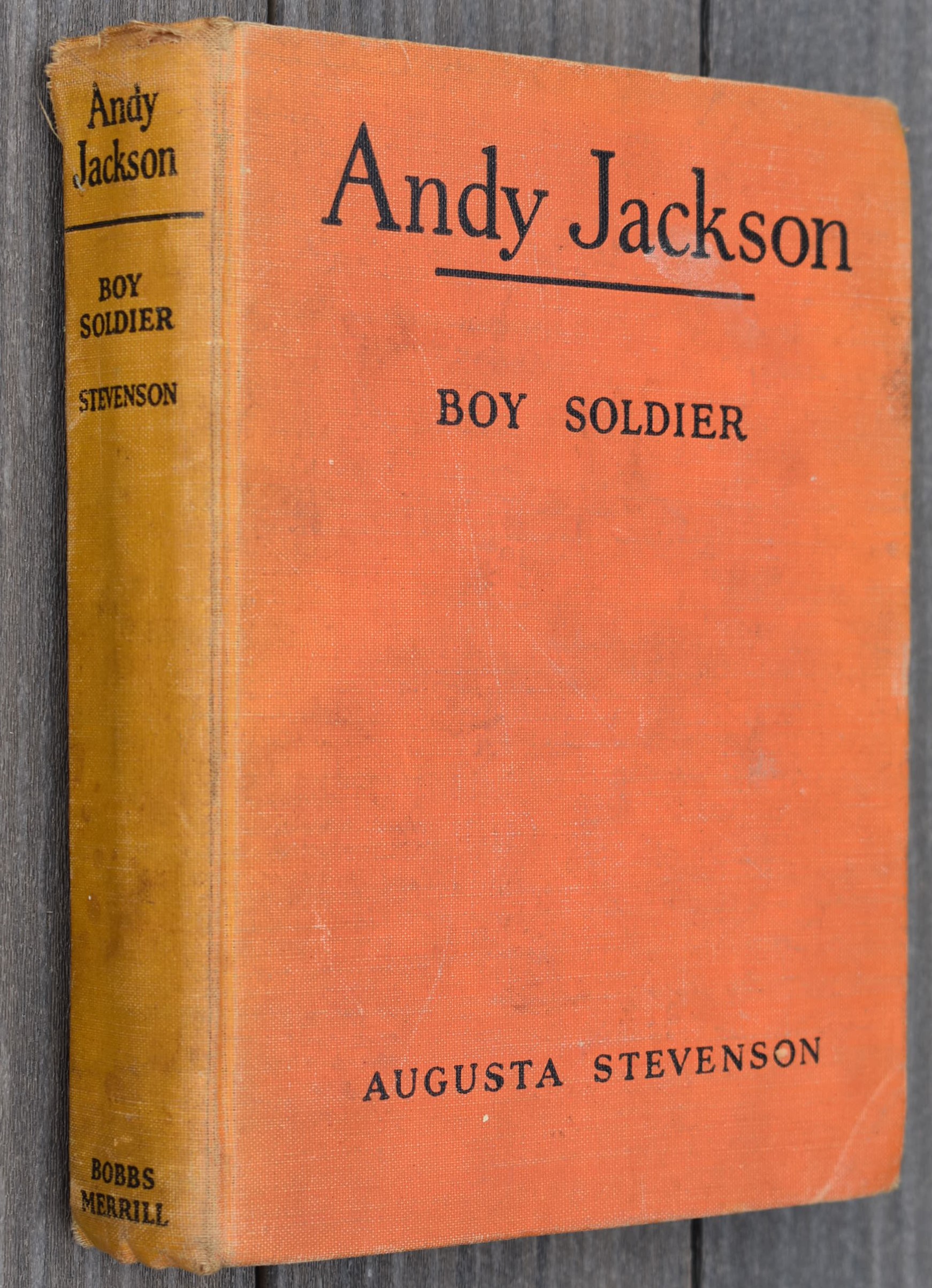ANDY JACKSON Boy Soldier by Paul Laune: Fair Hardcover (1942) 1st ...