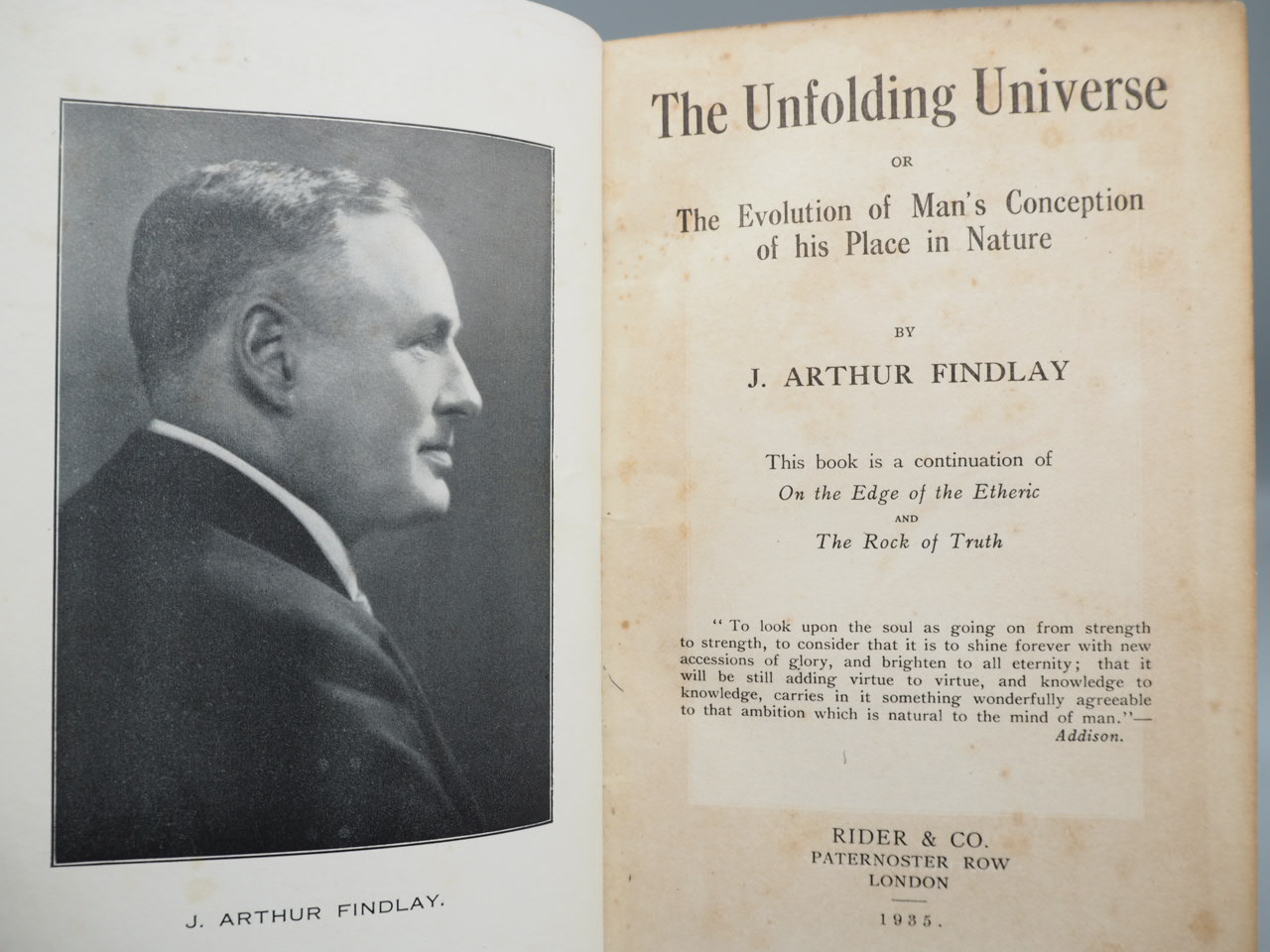 The Unfolding Universe, or The Evolution of Man s Conception of his ...