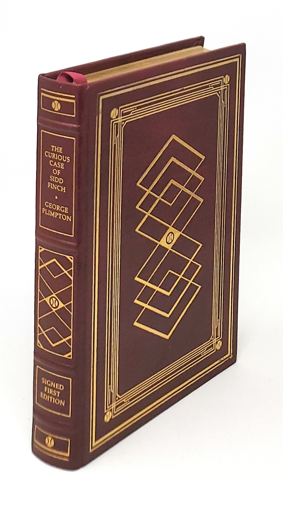The Curious Case of Sidd Finch FRANKLIN LIBRARY SIGNED FIRST EDITION ...