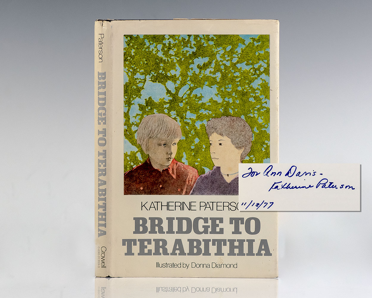 Bridge To Terabithia By Paterson Katherine 1977 Signed By Authors Raptis Rare Books