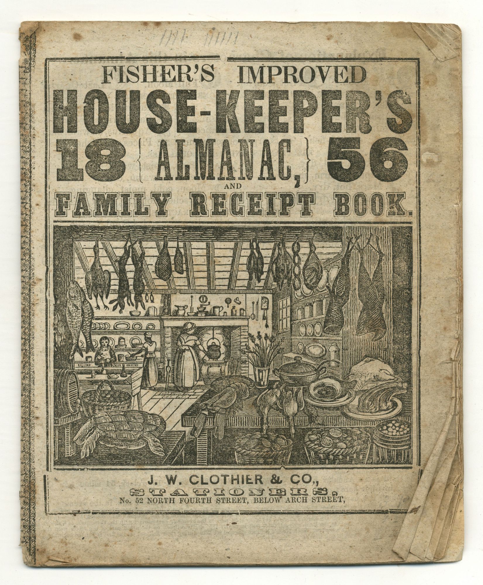 Fisher's Improved House-Keeper's 1856 Almanac, and Family Receipt Book ...