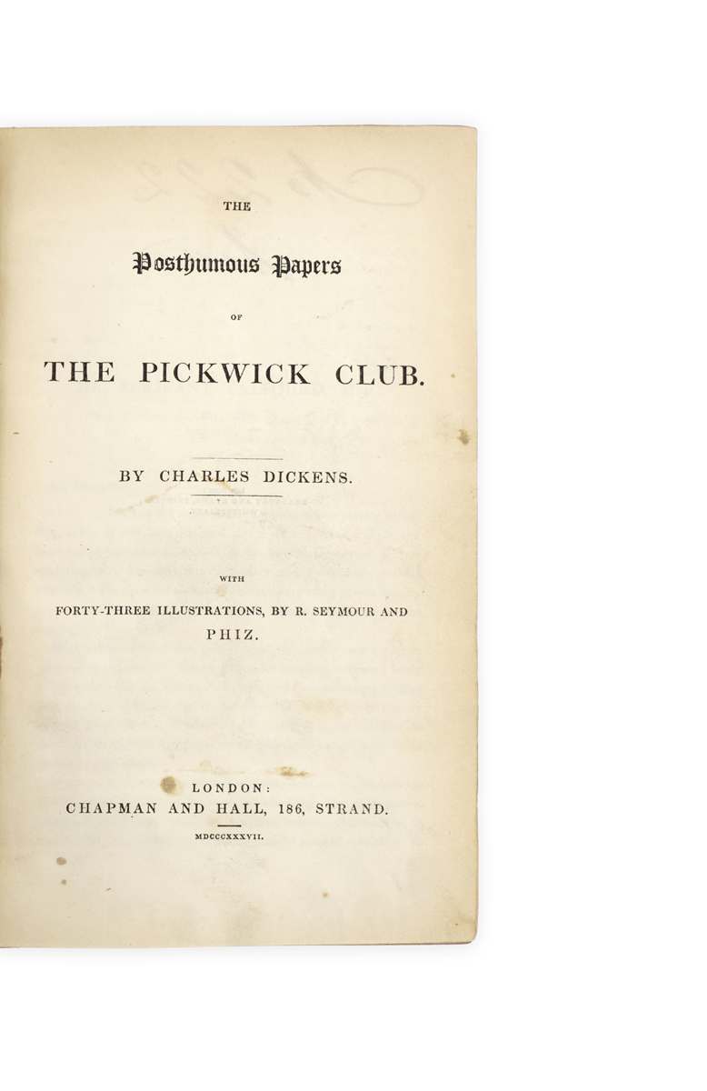 The Posthumous Papers of the Pickwick Club … with forty-three ...