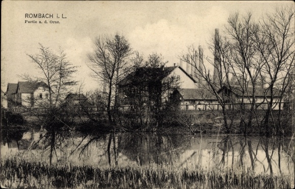 Ansichtskarte / Postkarte Rombas Rombach Lothringen Moselle, Partie an ...