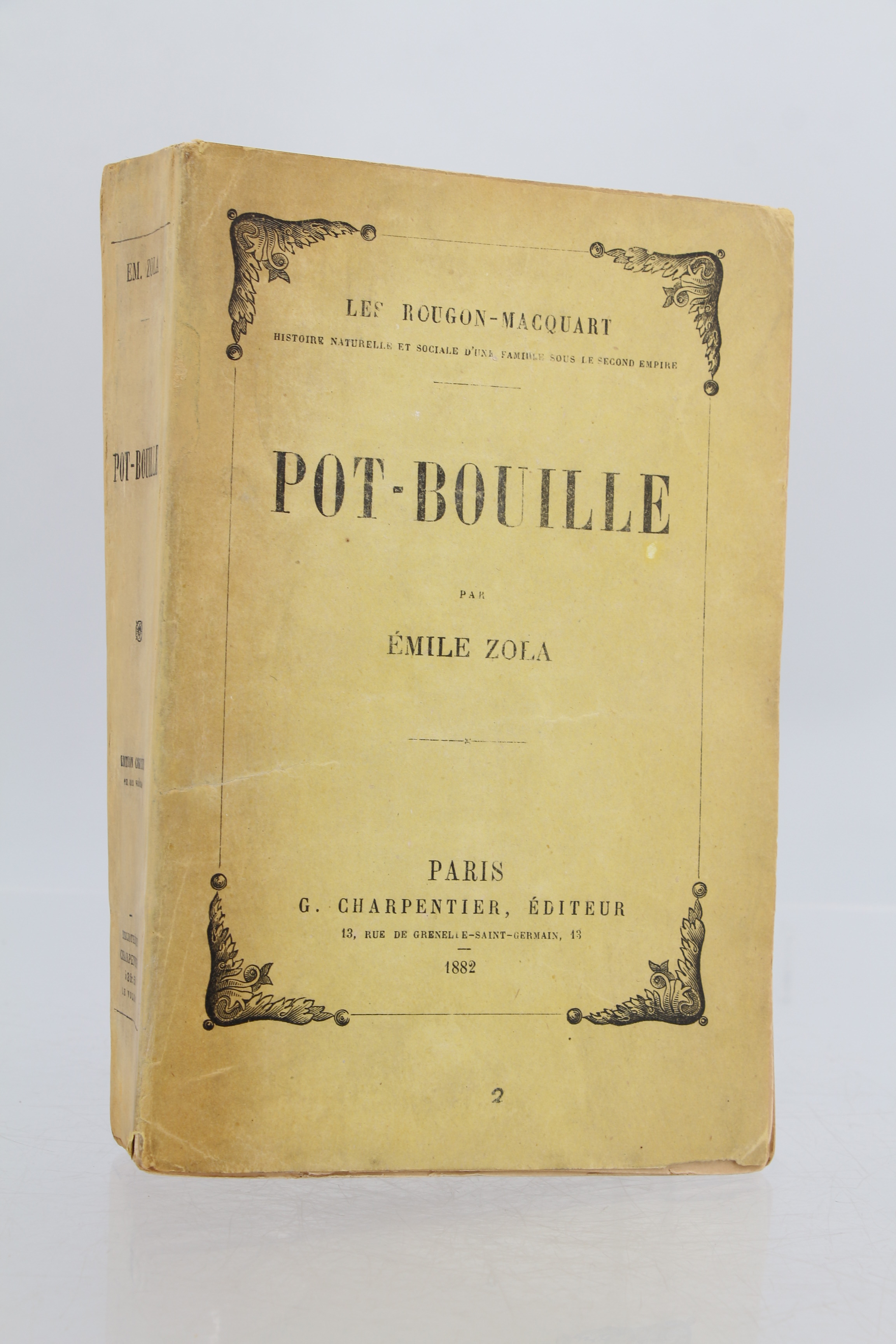 Pot Bouille By Zola Emile Couverture Souple 1882 Librairie Le Feu Follet