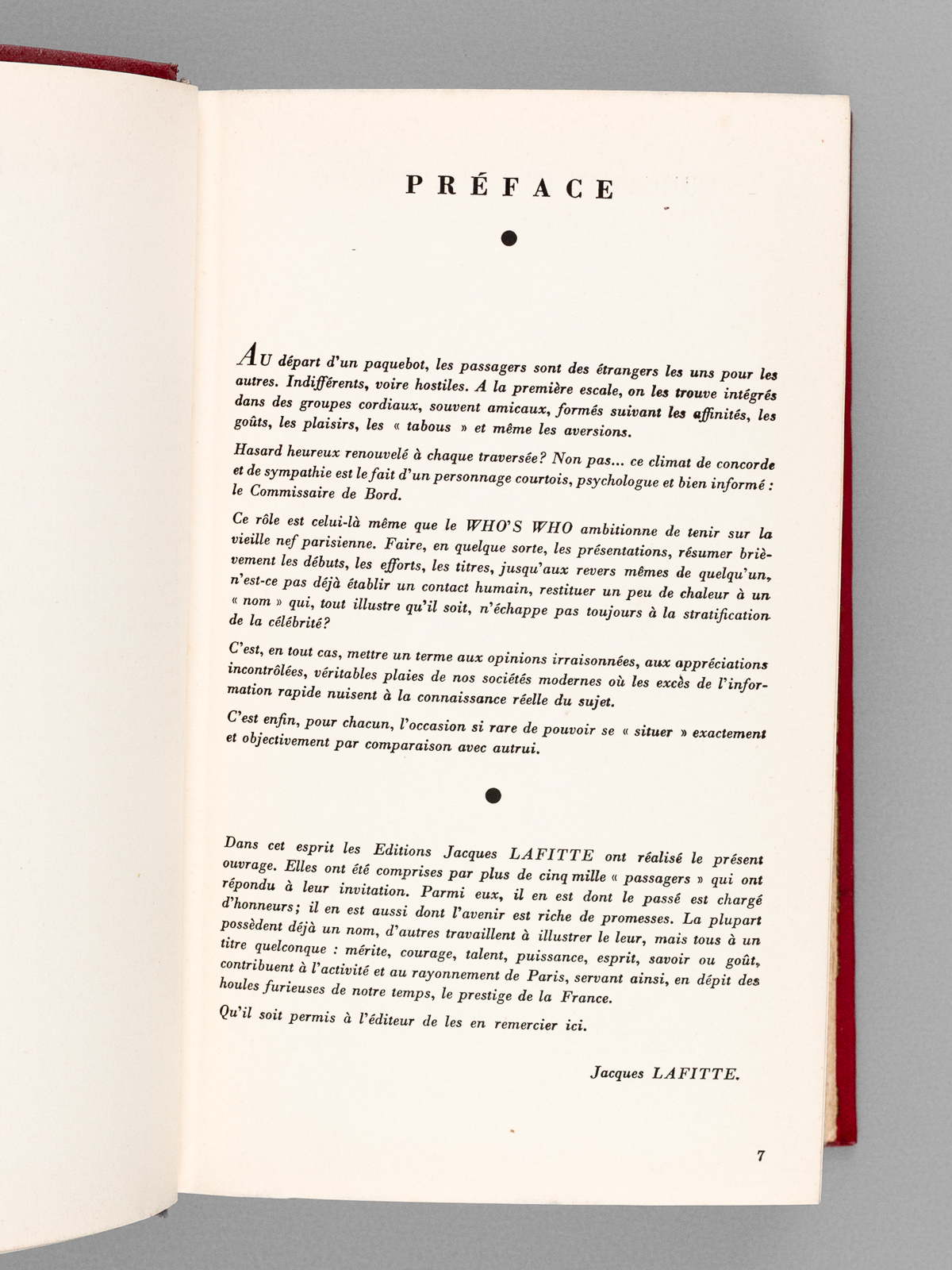 Who's Who in France. 1953-1954 Recueil de notices biographies par ...