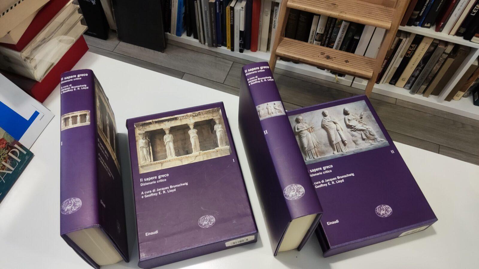 Il sapere greco. Dizionario critico 2 volumi by Brunschwig, Lloyd ...