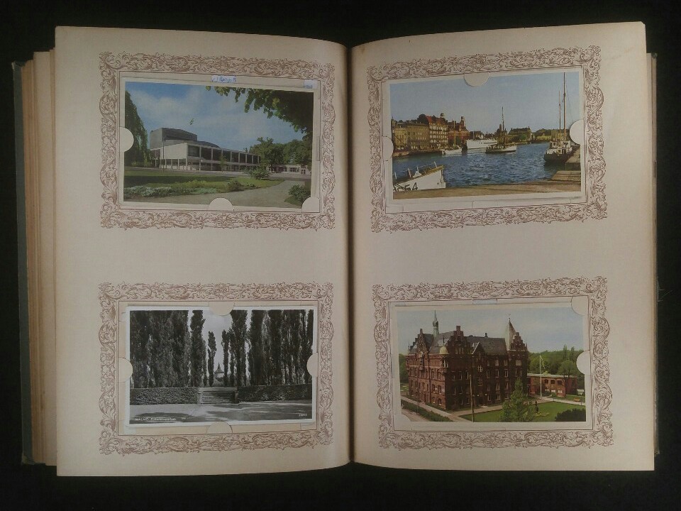 Album für Postkarten. - [200 Ansichtskarten in einem alten Album]. von ...