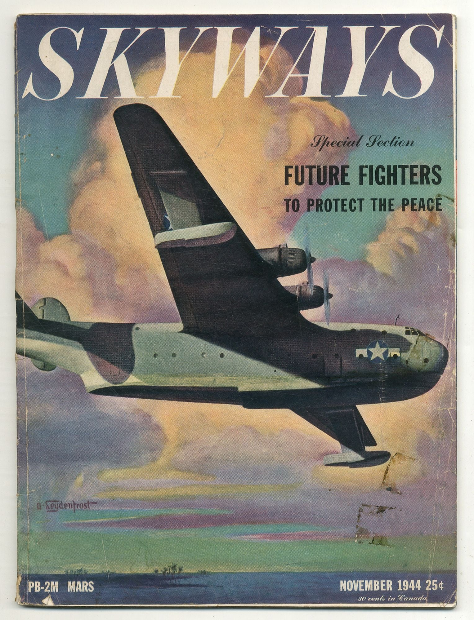 Skyways Vol. 3, No. 11, November 1944: Very Good Softcover (1944) | Between the Covers-Rare ...