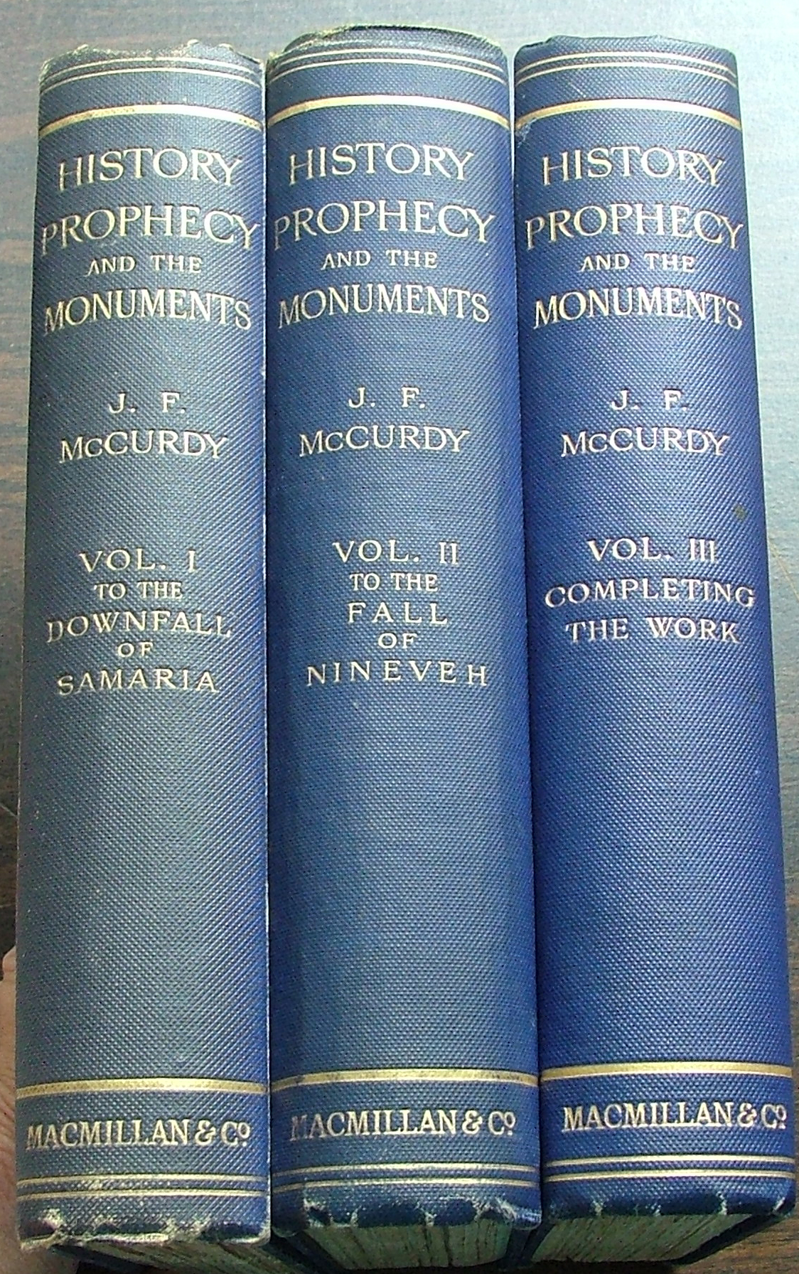 History, Prophecy and the Monuments by James McCurdy: Very good ...