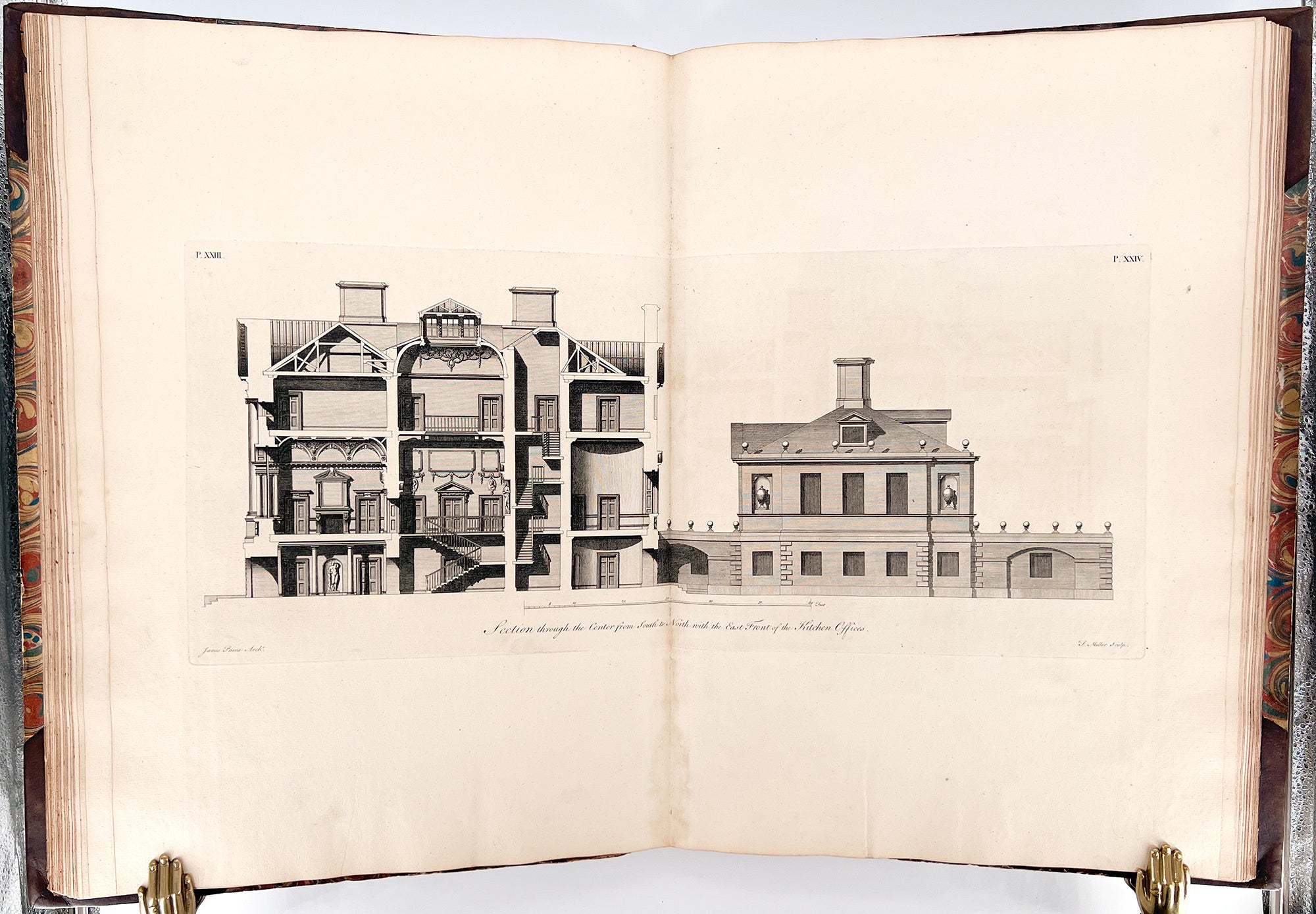 Plans, Elevations and Section of Noblemen and Gentlemen's Houses, and ...