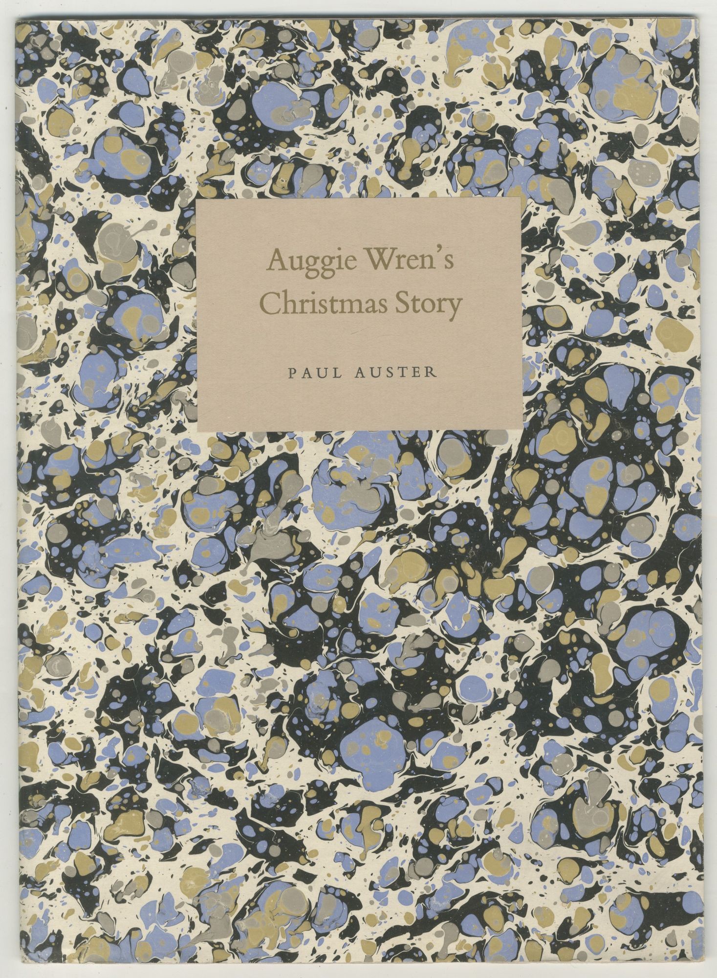 Auggie Wren's Christmas Story by AUSTER, Paul: Fine Softcover (1992 ...