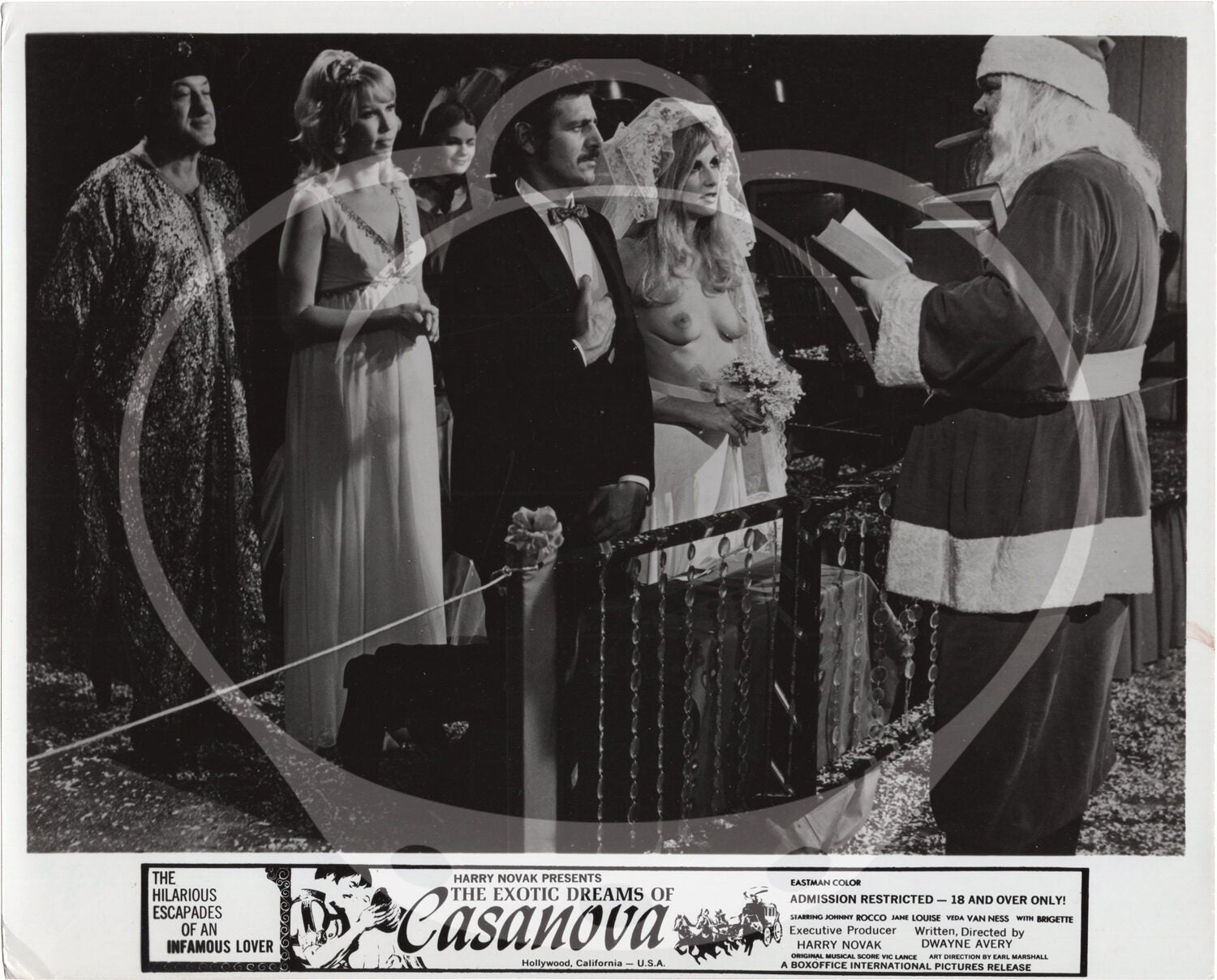 The Exotic Dreams of Casanova (Five original photographs from the 1971 ...
