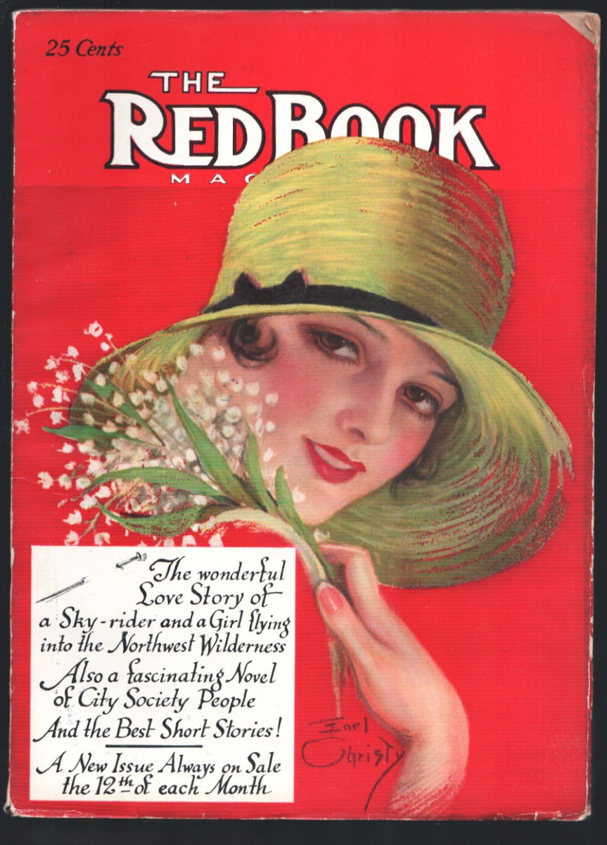 Red Book 5/1928-Earl Christy GGA portrait cover -"Wolf Woman" by Arthur ...