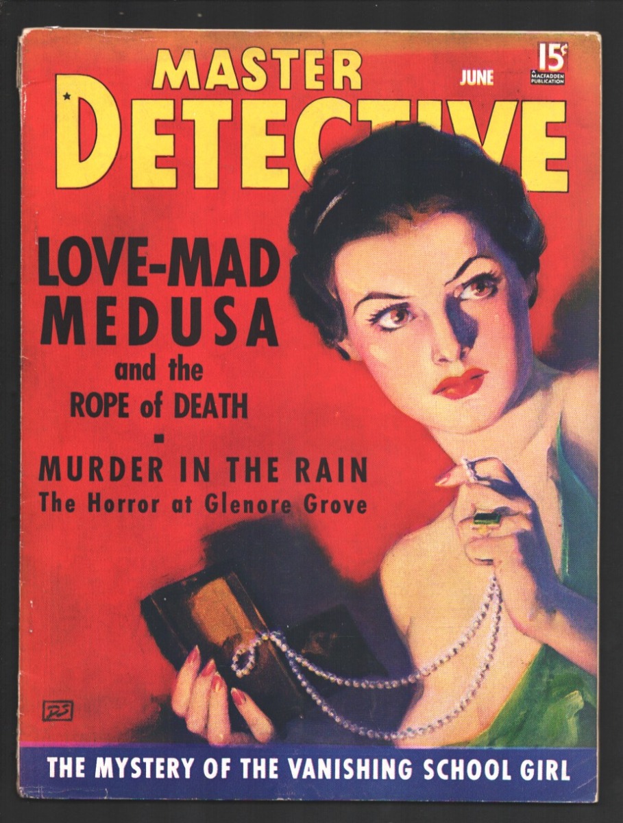 Master Detective 6/1936-Spicy crime girl cover by: Dalton Stevens ...