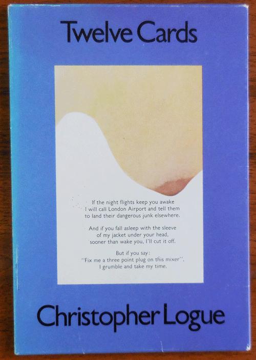 Twelve Cards by Logue, Christopher: Very Good Loose Sheets (1971) First ...