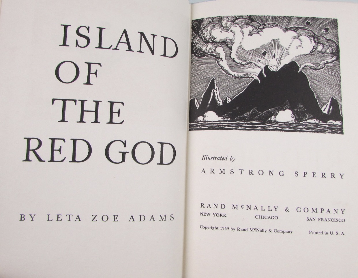 Island of the Red God by Adams Zoe Leta: Very Good Hardcover (1939) 1st ...