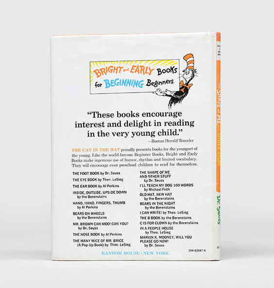 The Shape of Me and Other Stuff. by SEUSS, Dr. | Peter Harrington. ABA ...