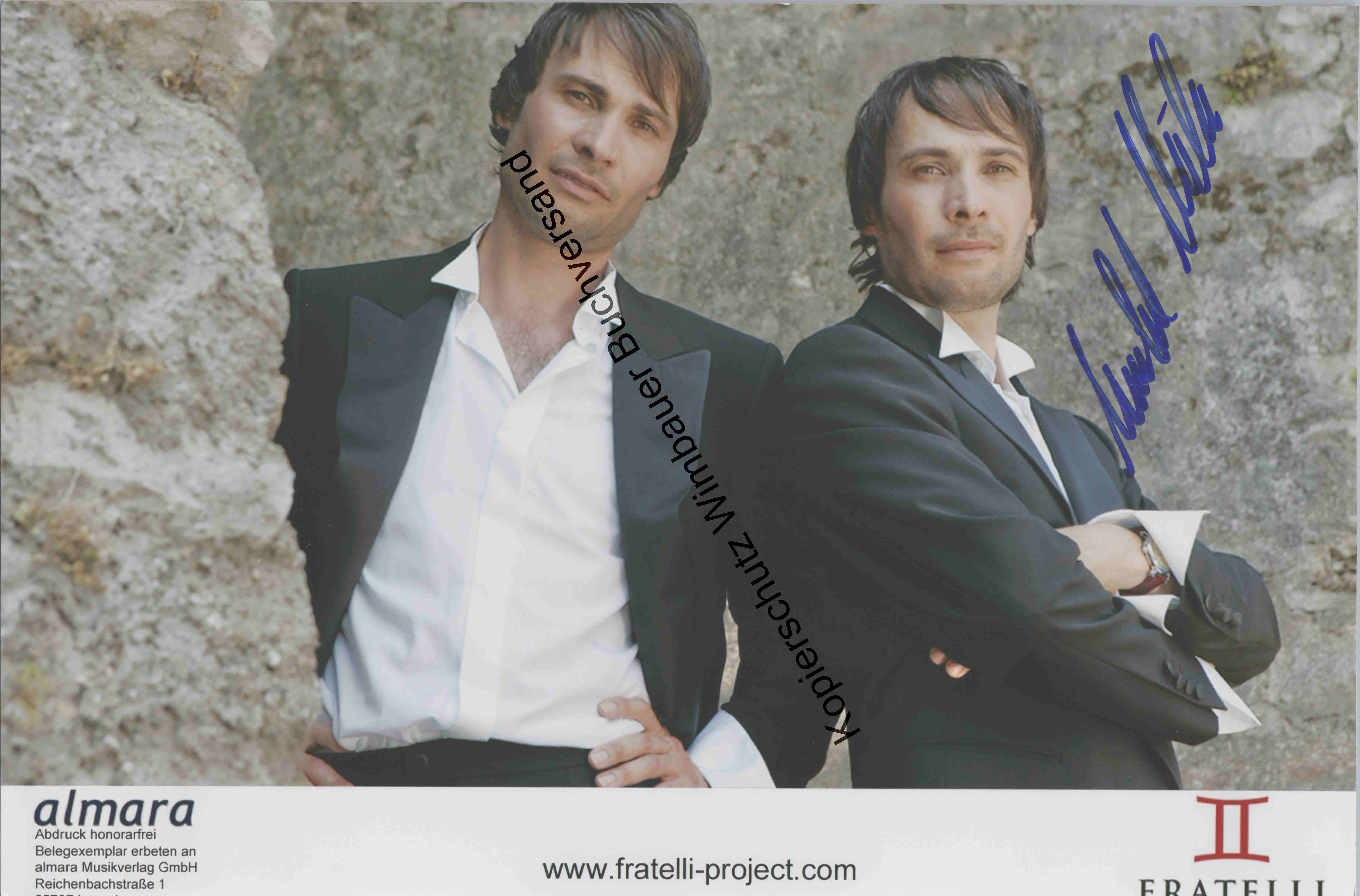 Original Autogramm Manfred Stecher Fratelli Project /// Autograph ...