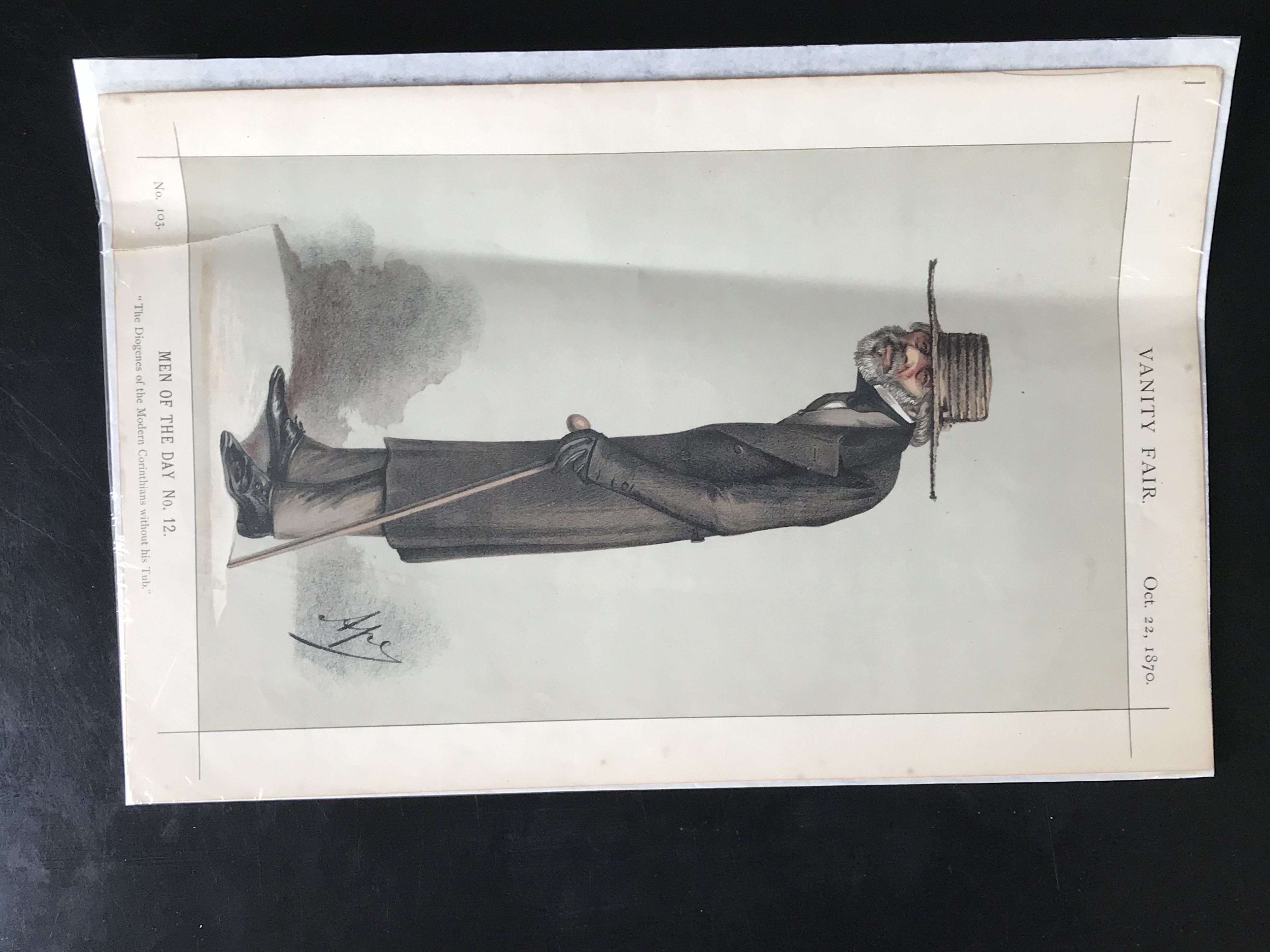 Thomas Carlyle. "The Diogenes of the Modern Corinthians Without His Tub ...