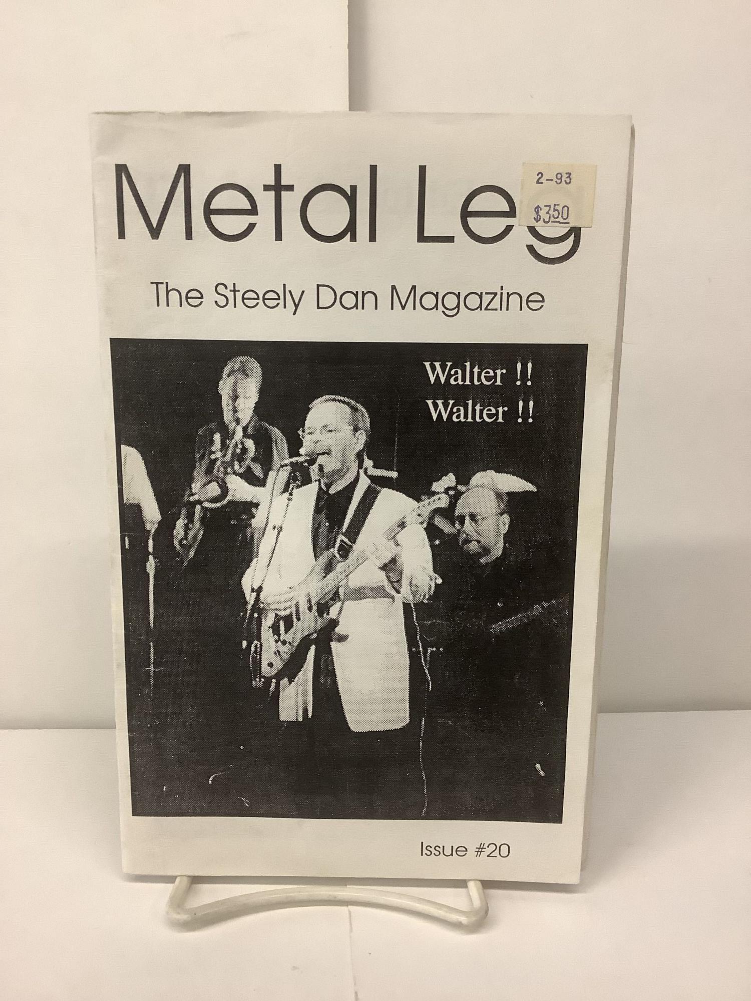 Metal Leg, The Steely Dan Magazine, Issue #20, January 1993: Good 8Vo ...