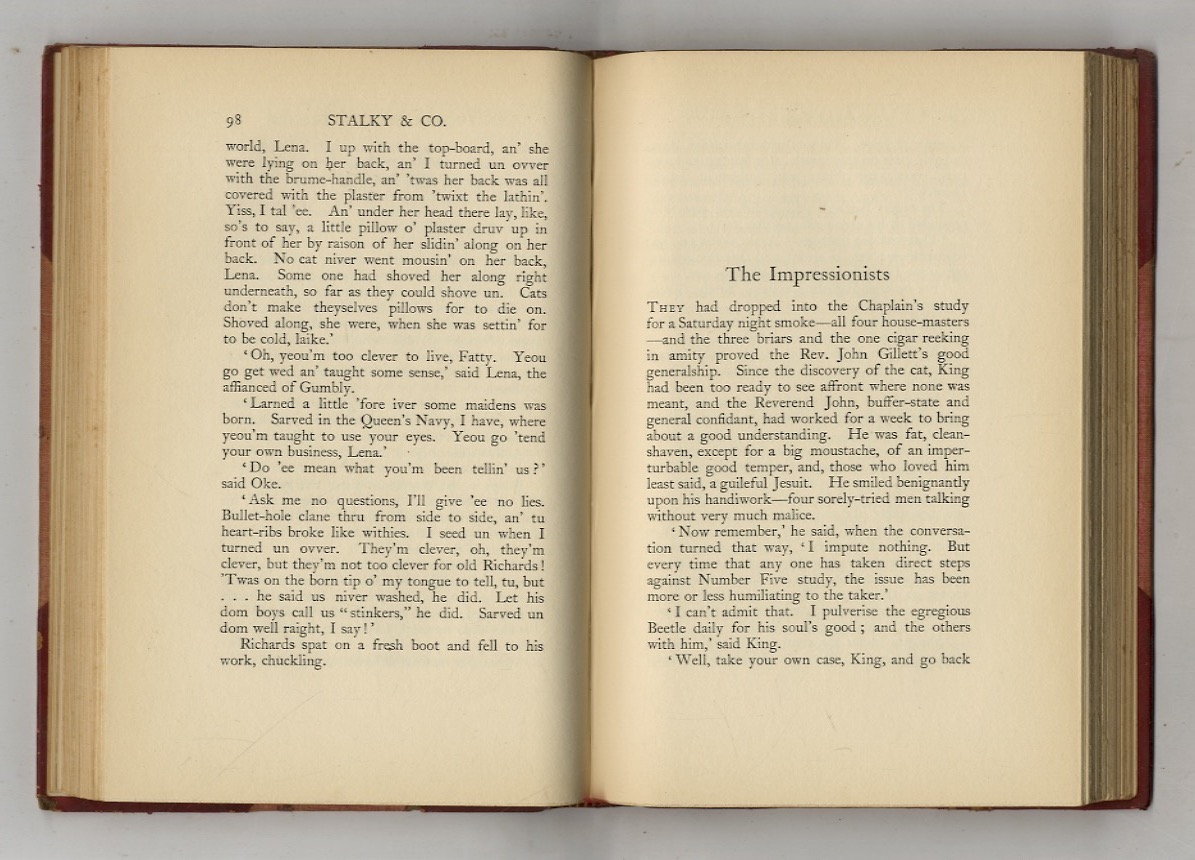 Stalky & Co. by KIPLING Rudyard. | Libreria Oreste Gozzini snc