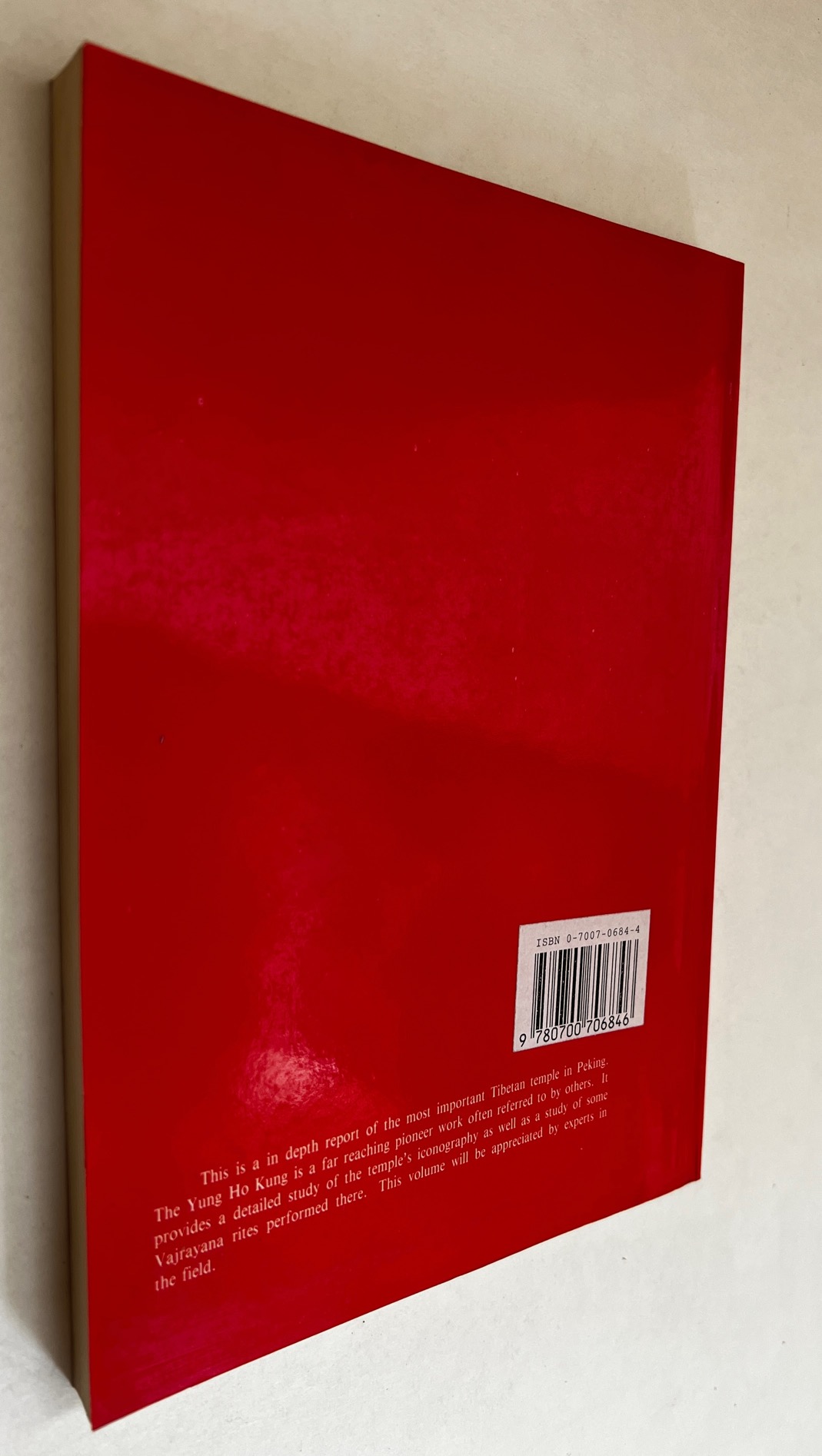 Yung-Ho-Kung, an Iconography of the Lamaist Cathedral in Peking, With ...